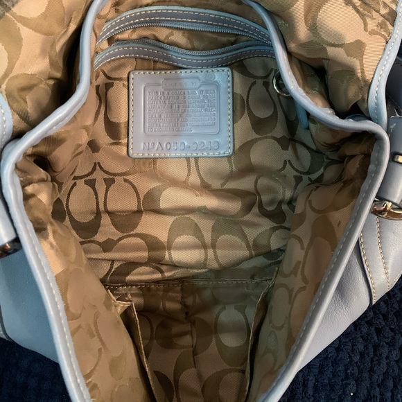 Coach | Bags | Vintage Coach Powder Blue Hobo Handbag | Poshmark